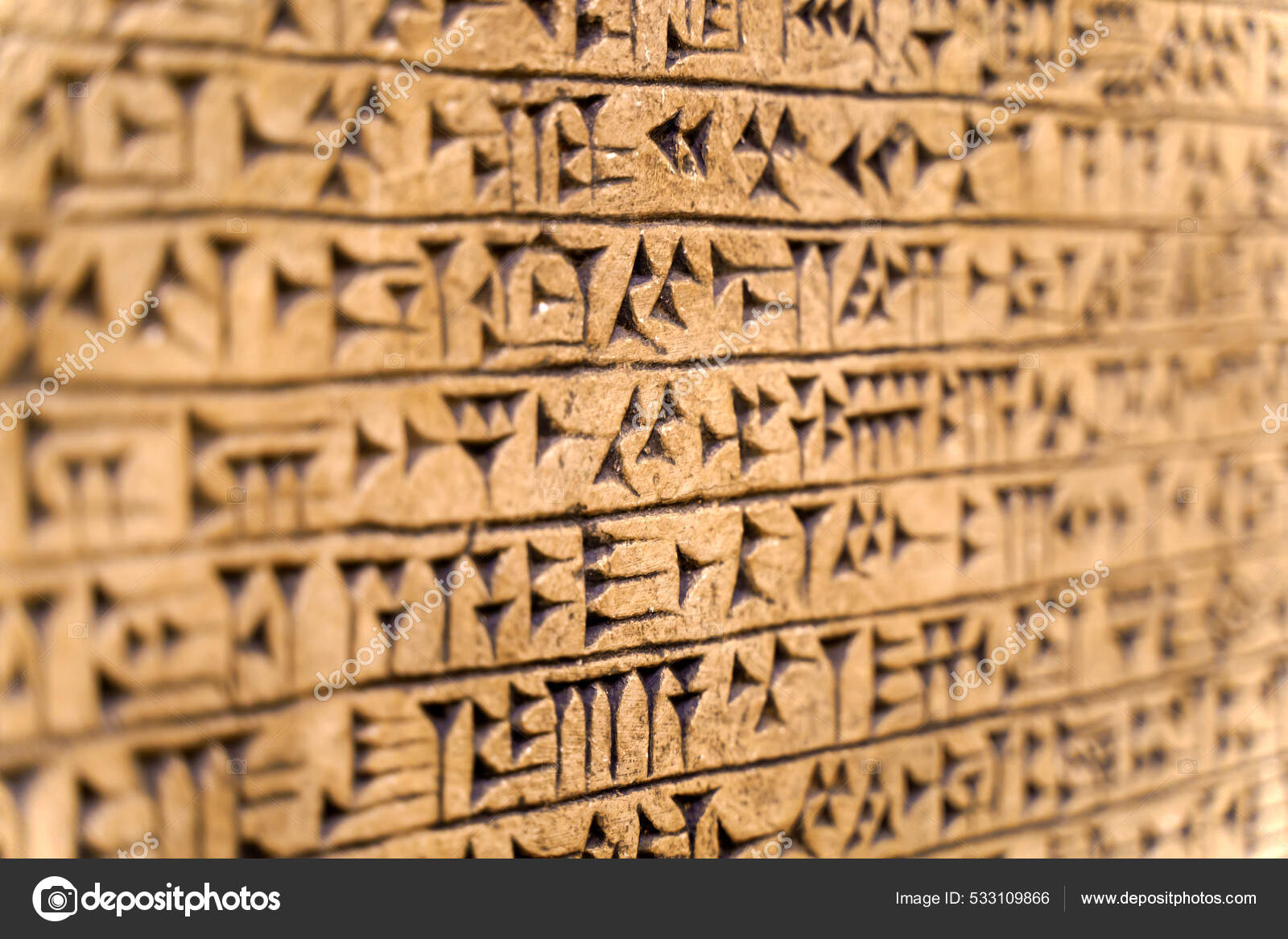 Babylonian historical writing background. Ancient hieroglyphs of the ...