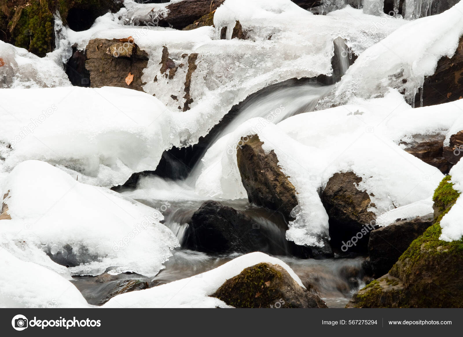 Winter Mountain Stream