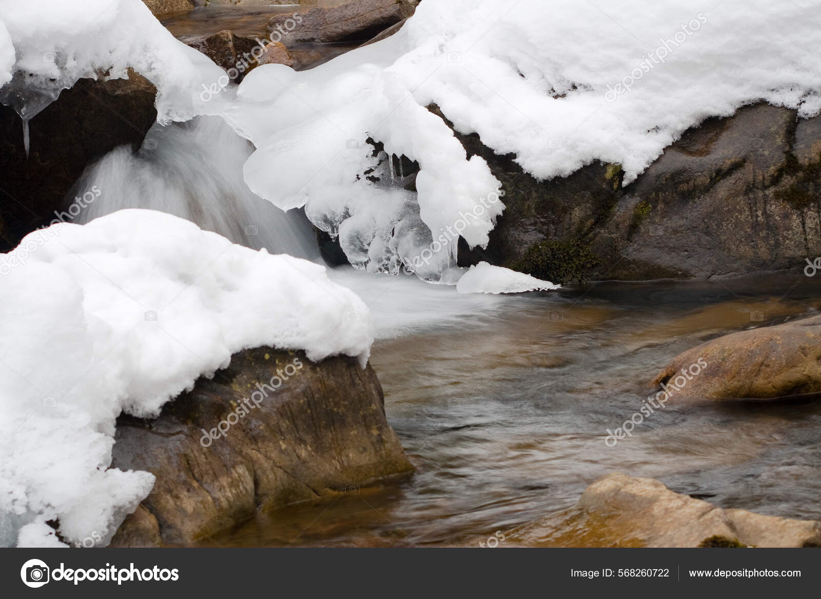 Winter Mountain Stream