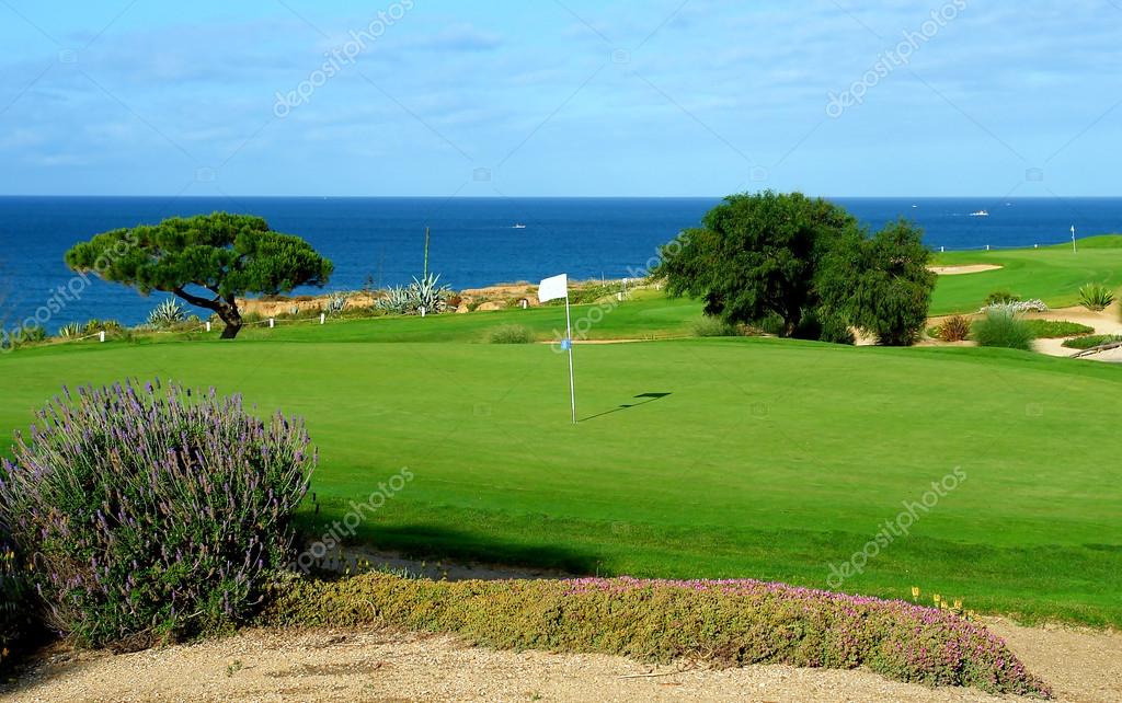 Golf course by the sea Stock Photo by ©CarlosNeto 15687673