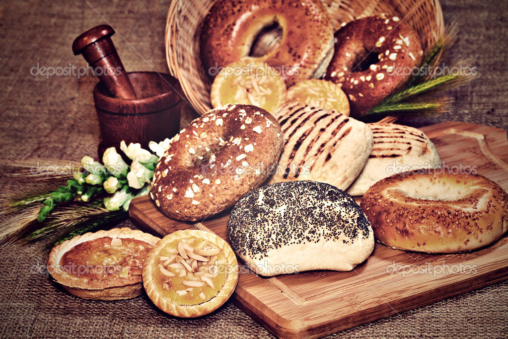 Assortment of bakery products Stock Photo by ©SergeBertasiusPhotography ...