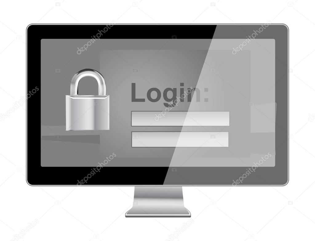 Vector login form ui element Stock Vector Image by ©sarahdesign85 #41181821