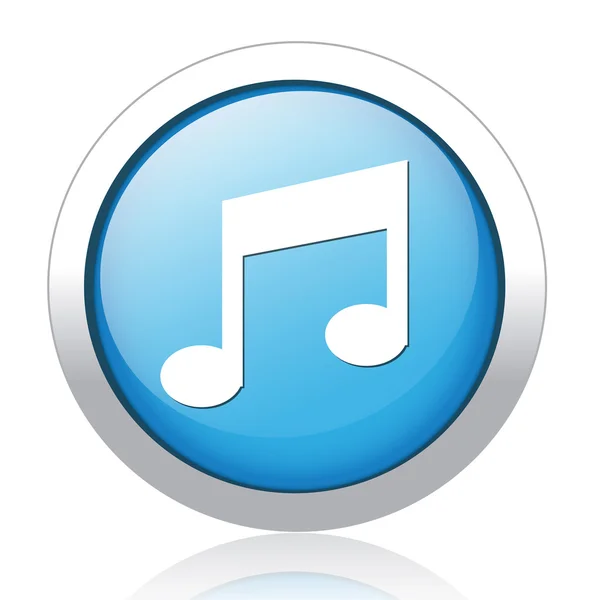 Music note button Stock Vector by ©sarahdesign85 70026583