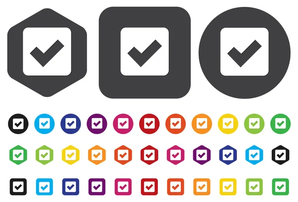 Check mark button Stock Vector Image by ©sarahdesign85 #47228639