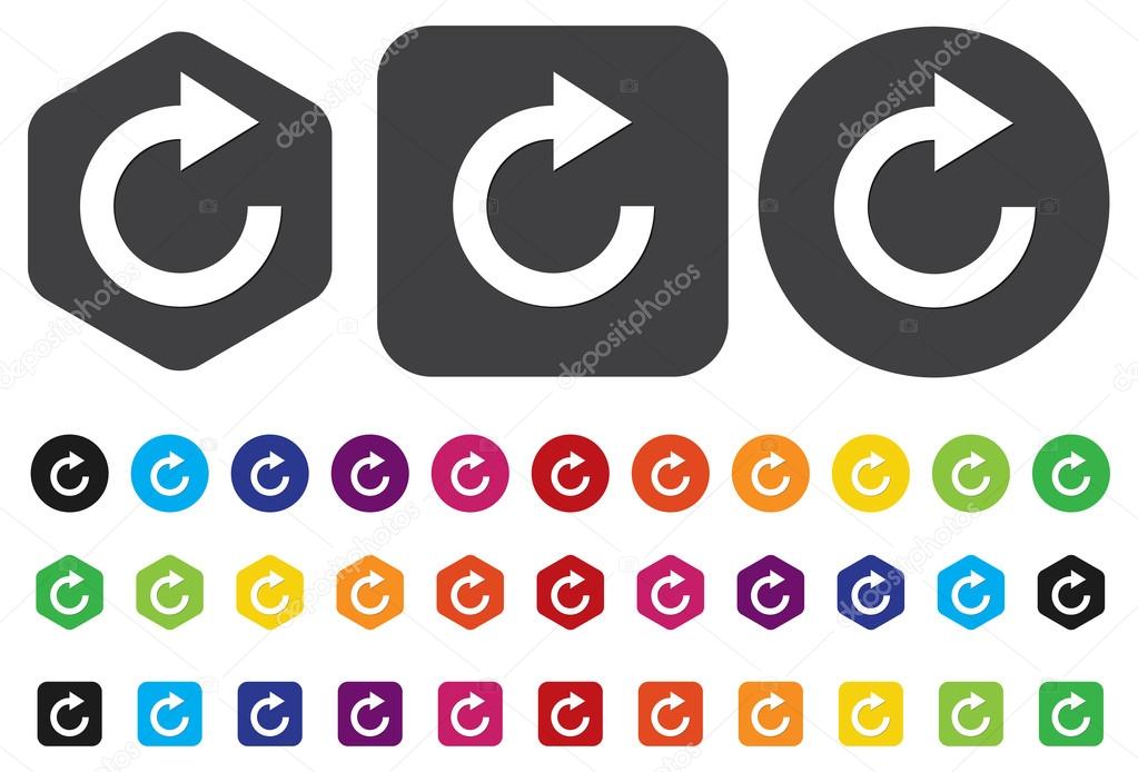 Icon of reload button Stock Vector by ©sarahdesign85 47232043