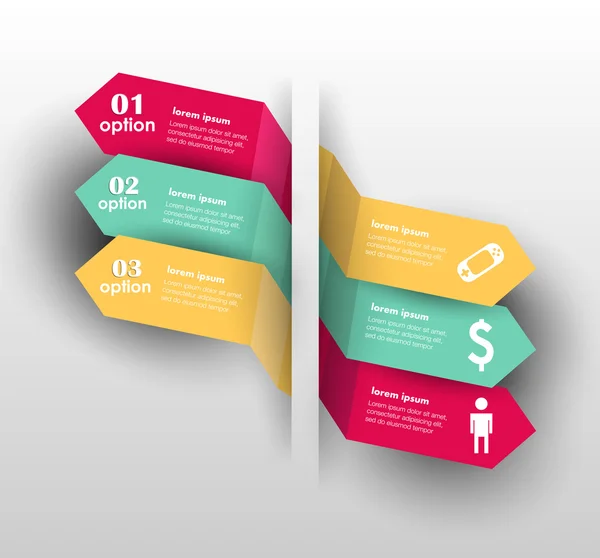 Conceptual vector Design template. infographics element — Stock Vector ...