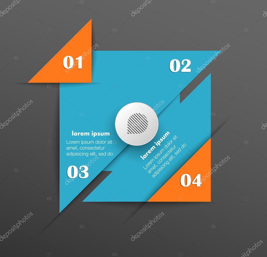 Conceptual vector Design template. infographics element Stock Vector ...