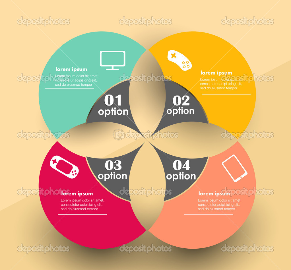 Conceptual vector Design template. infographics element Stock Vector ...