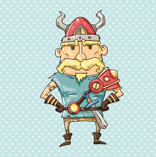 Vikingo de dibujos animados 2023