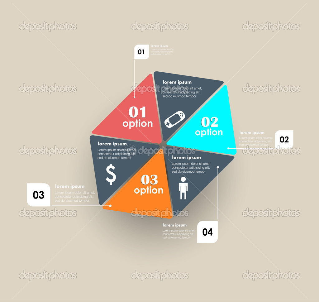 Conceptual vector Design template. infographics element Stock Vector by ...
