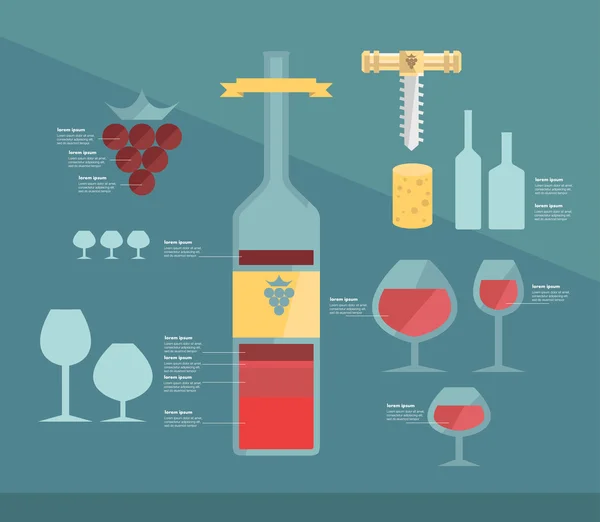 Wine infographic Vector Art Stock Images | Depositphotos