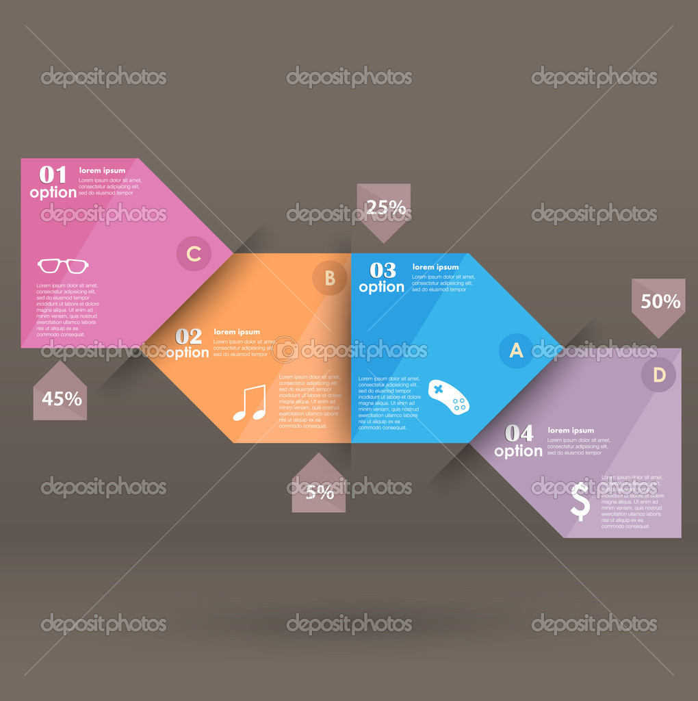 Plantilla de diseño vectorial conceptual. elemento de infografía Vector ...
