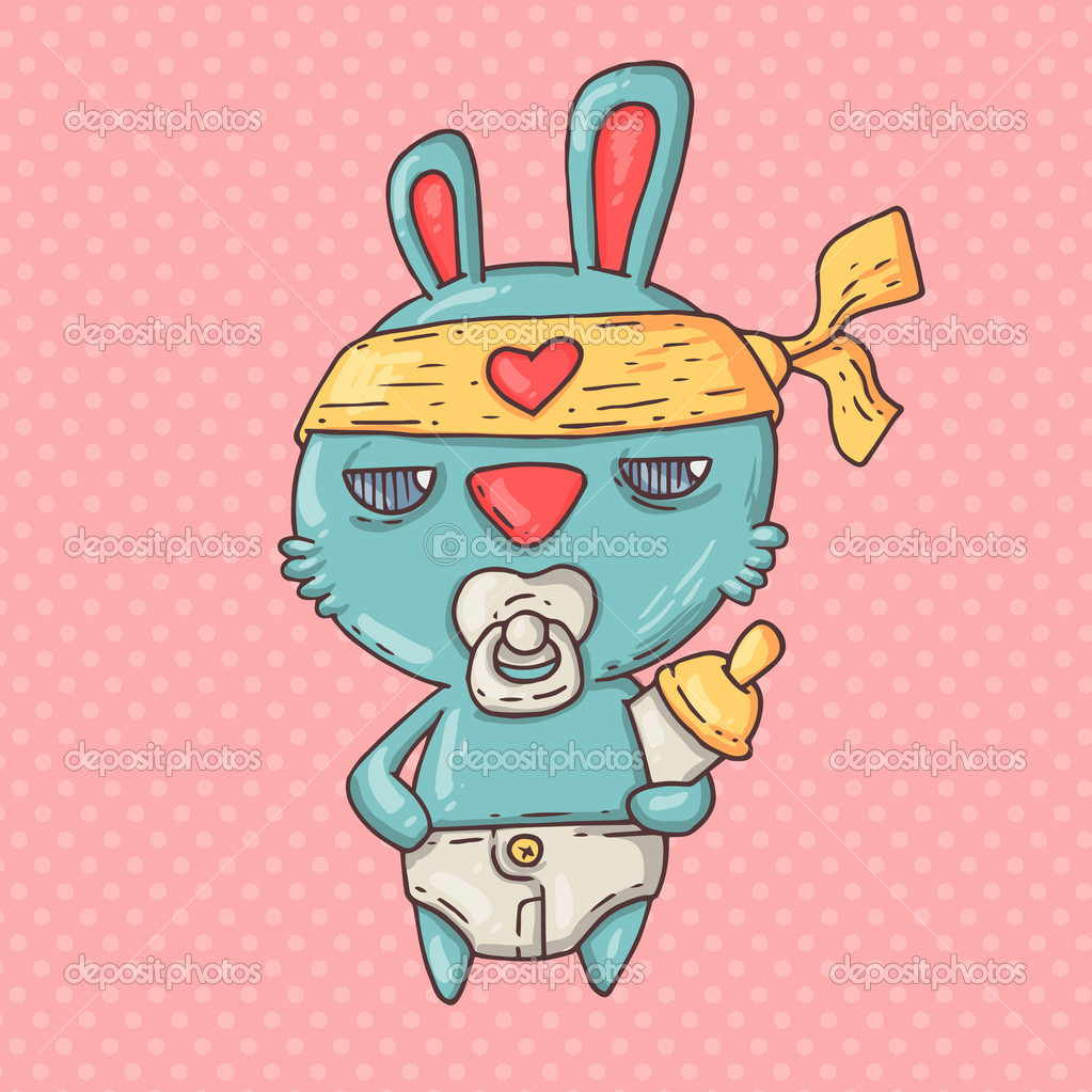 Conejo bebé Vector de stock por ©hiro-hideki 33858375