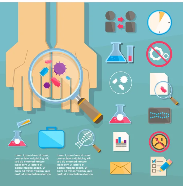 Bacteria research Vector Art Stock Images | Depositphotos