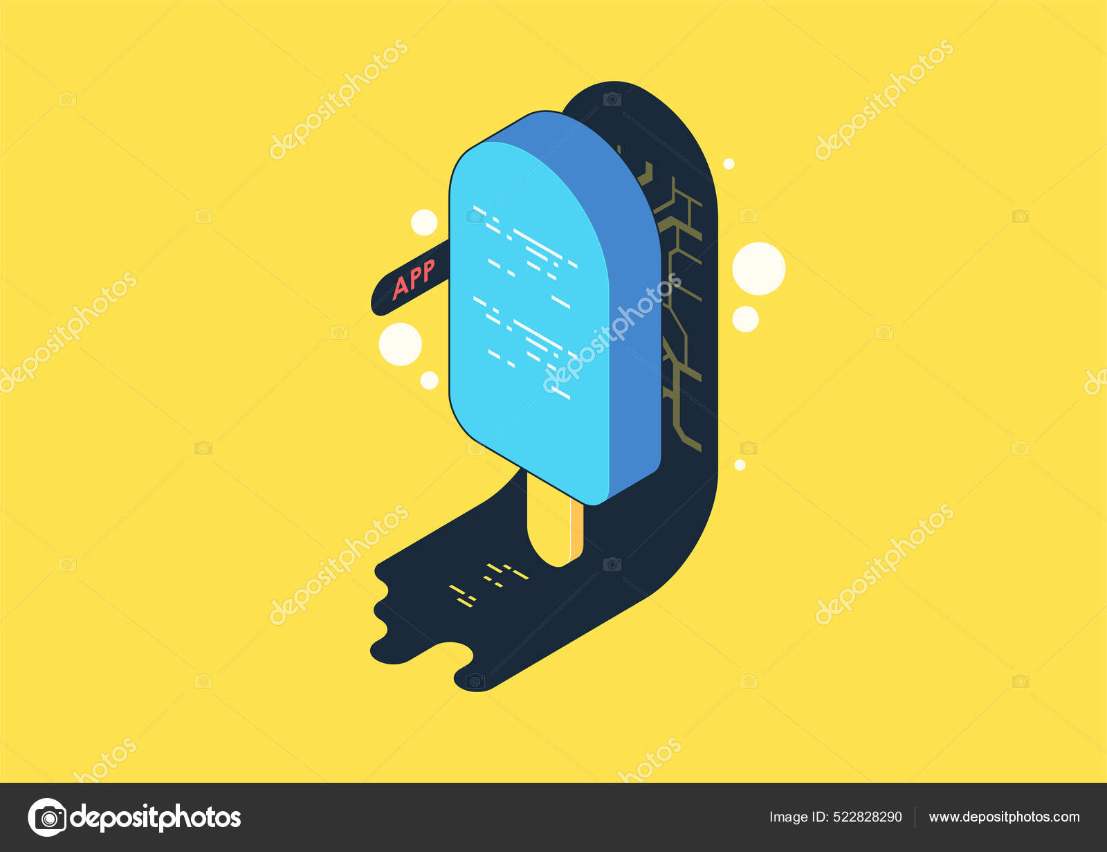 Program Development Programming Isometric Icon Artificial Intelligence ...