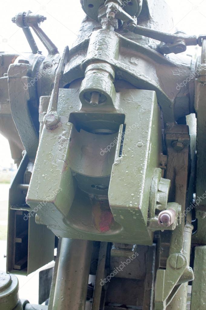 Breech Russian 85-mm anti-aircraft gun — Stock Photo © sundraw #34923857