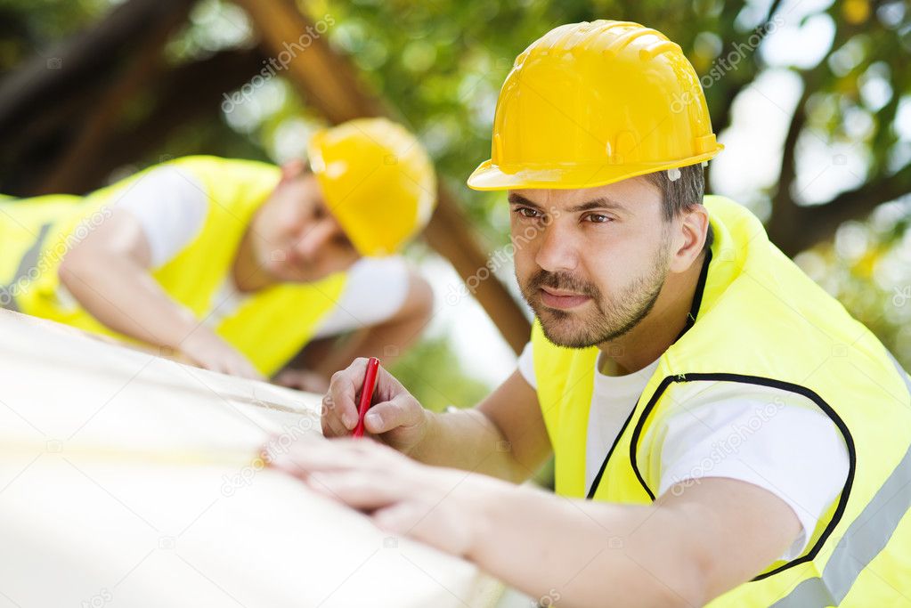 Construction workers — Stock Photo © halfpoint #31756229