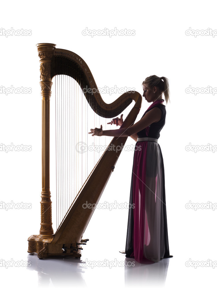 Tocando Harpa Automatica ORINOCO FLOW, Enya (intro) | Electric Harp