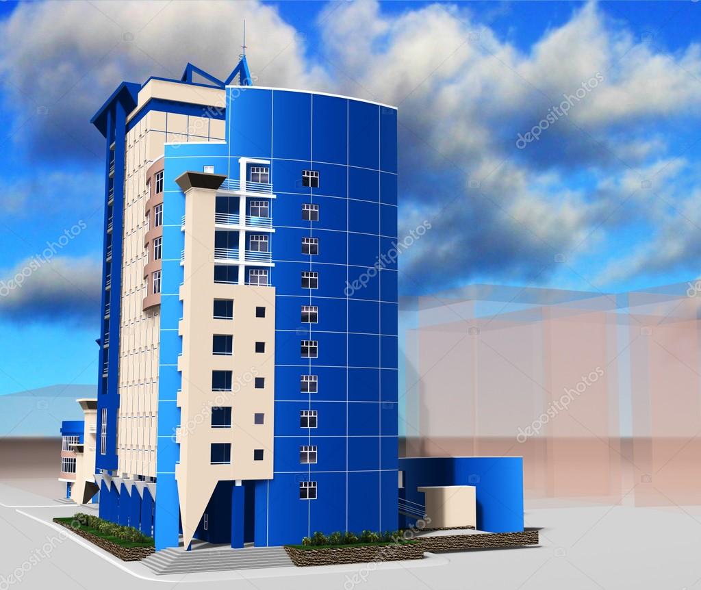 3d model architecture — Stock Photo © tosher #15996319