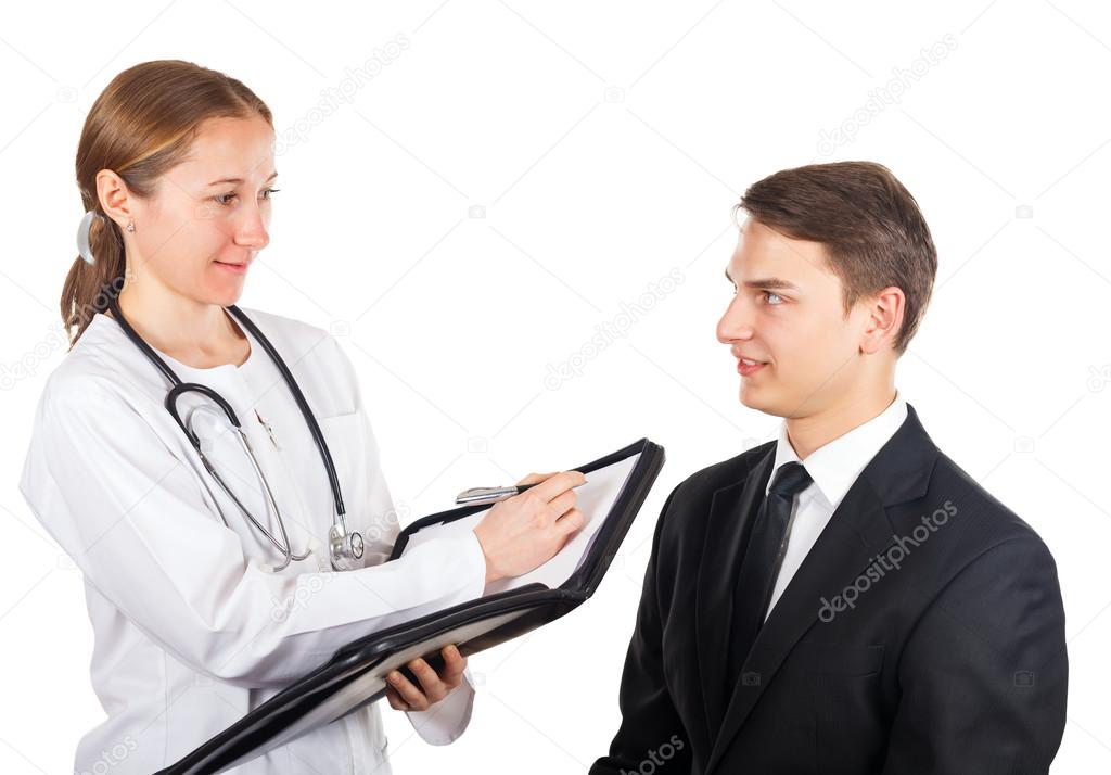 At the doctor — Stock Photo © obencem #42785737