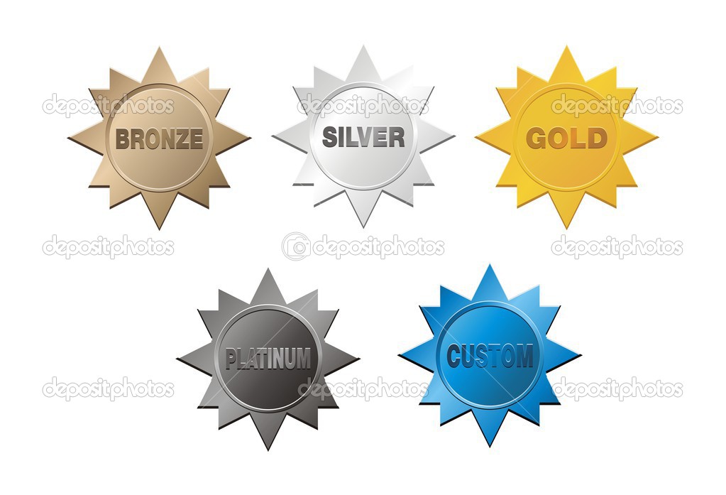 Set of medal badge Stock Vector Image by ©yellomello #46155347