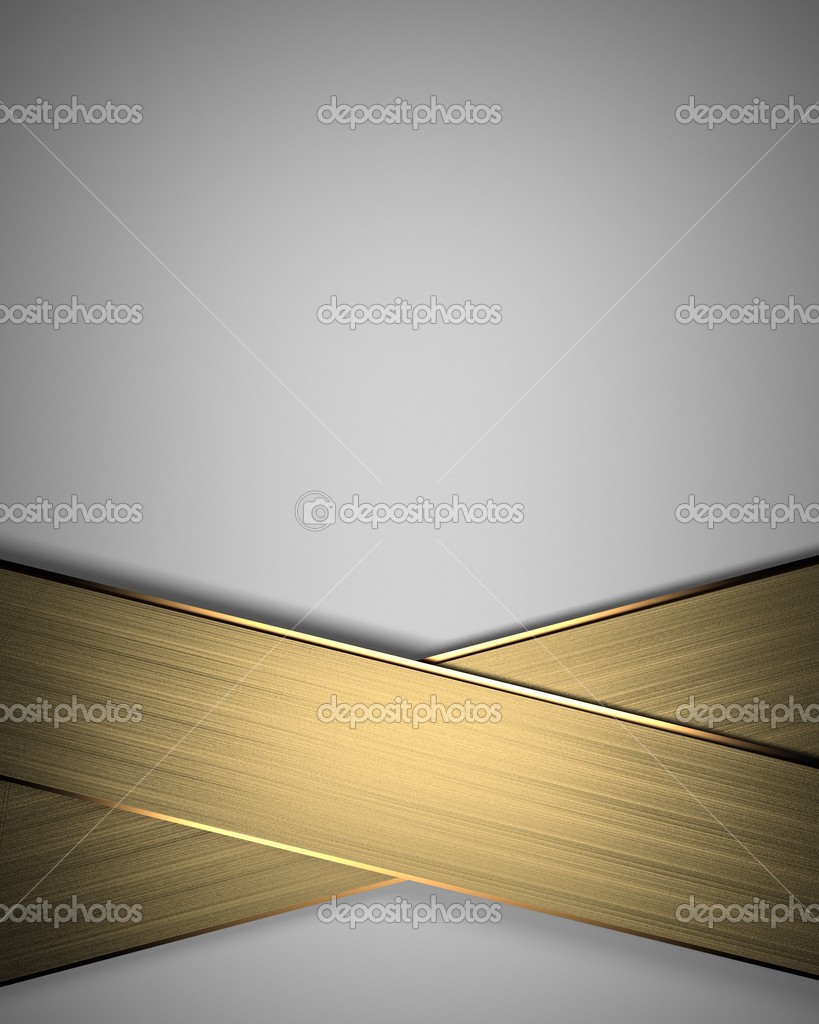 White Background with Gold Band — Stock Photo © SWEviL #37932929