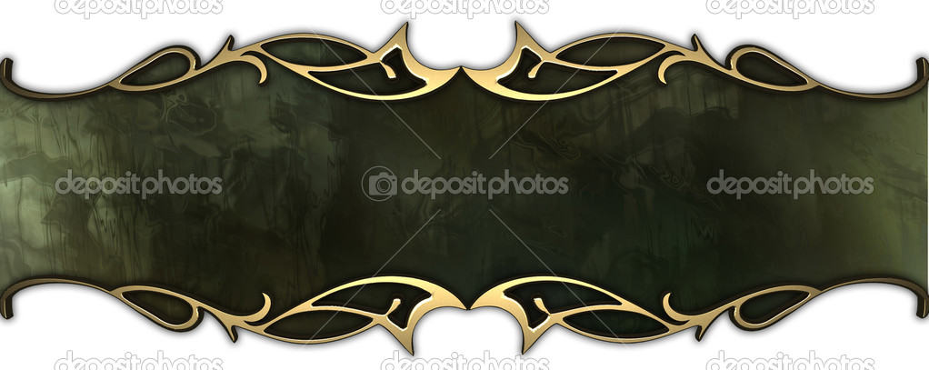 Template of metal plate. Design element — Stock Photo © SWEviL #38365979