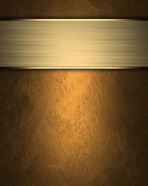 Gold Background with gold nameplate for writing. Stock Photo by ©SWEviL ...
