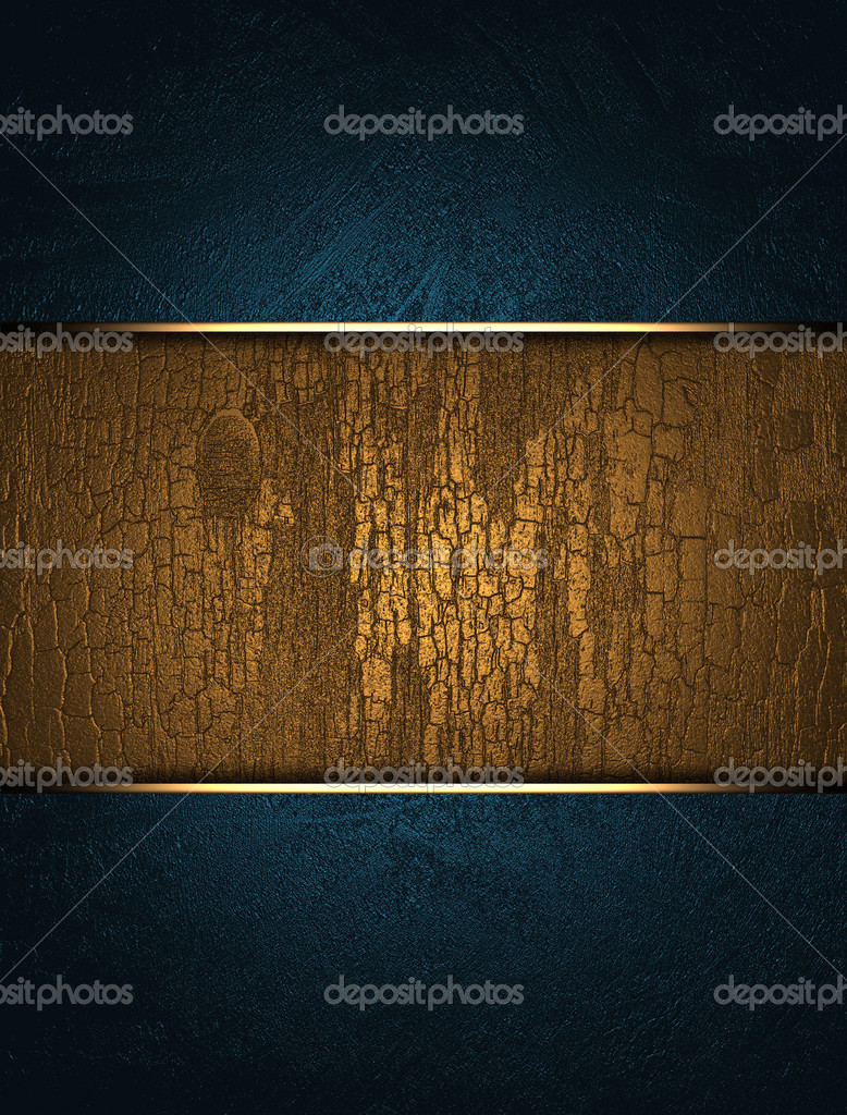 Blue background with a gold nameplate for the inscription. — Stock ...