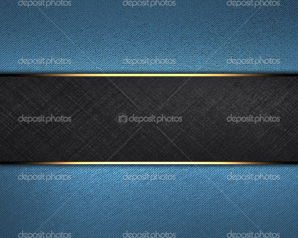 Blue Background with black name plate for writing. — Stock Photo ...
