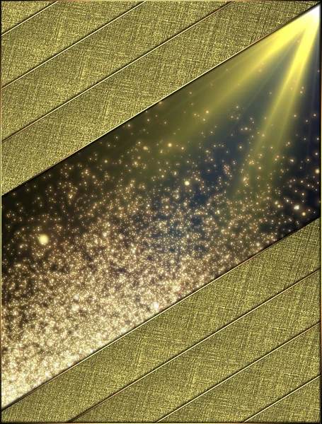 Flickering yellow Lights, on black background with gold edges - Stock ...