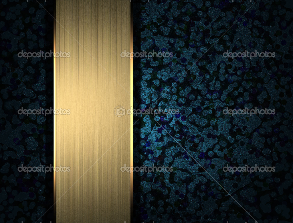 Blue background with gold name plate for text Stock Photo by ©SWEviL ...