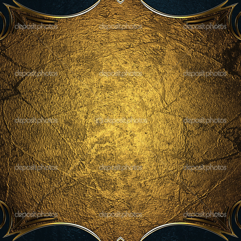 Beautiful gold texture with black edges and gold trim — Stock Photo ...