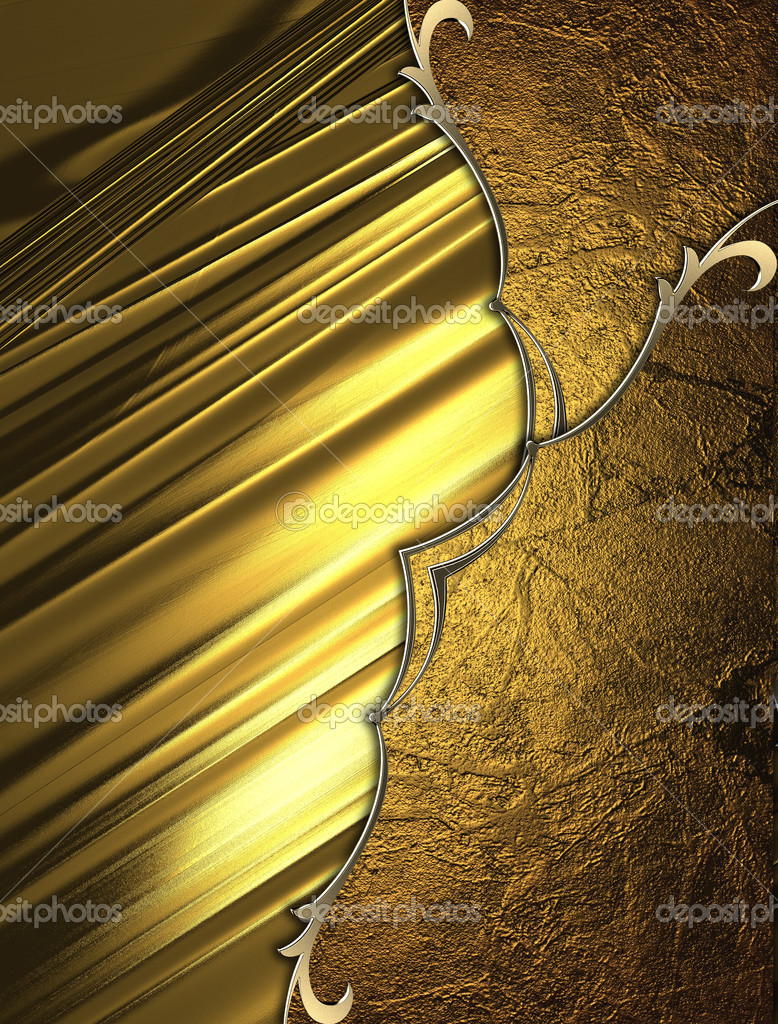 Abstract gold background with gold inserts Stock Photo by ©SWEviL 38697933