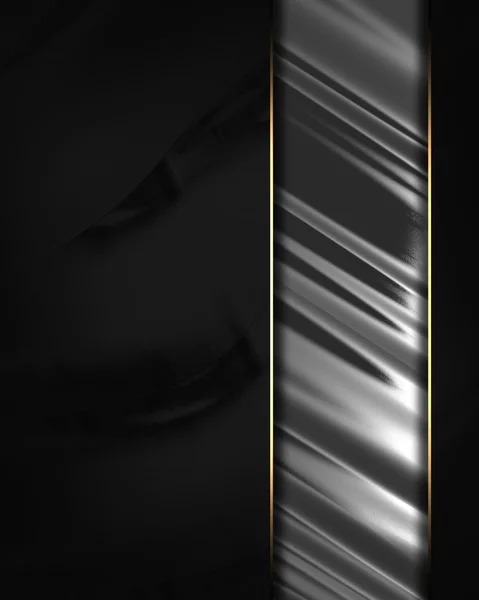 Black background with metal cutout with gold trim - Stock Image ...