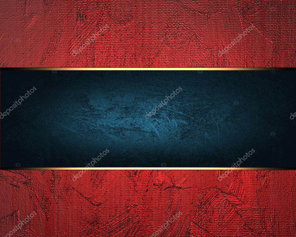 Grunge Red background with blue ribbon — Stock Photo © SWEviL #39023423
