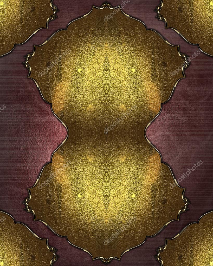 Pink background with gold accents and gold plate Stock Photo by ©SWEviL ...