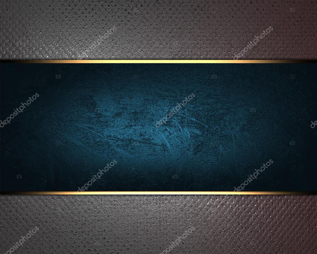 Metal texture background with blue nameplate — Stock Photo © SWEviL ...