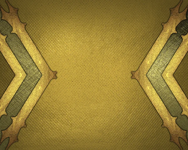Beautiful golden background with gold edged with gold trim. Template ...