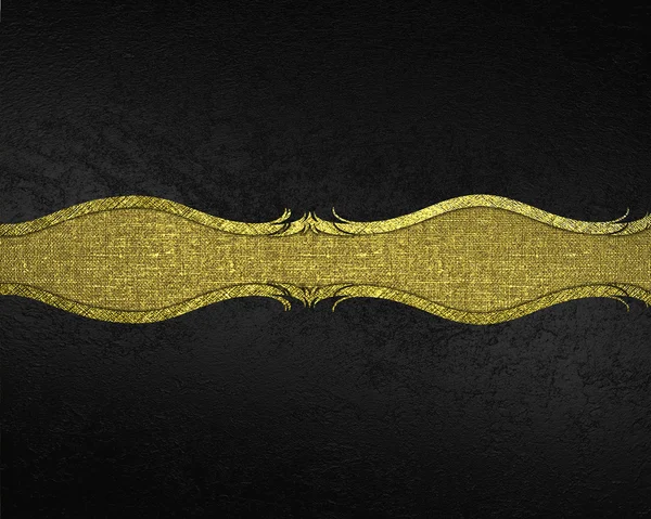 Grunge gold background with gold sign with gold trim. Design template ...