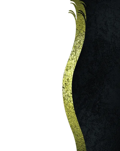 Gold frame with gold edges and a pattern on a white background. Design ...