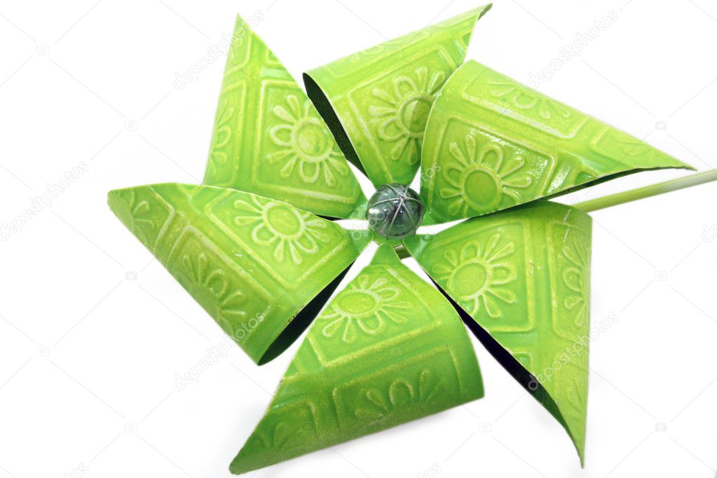 Green Pinwheel — Stock Photo © brittny_ann #18215451