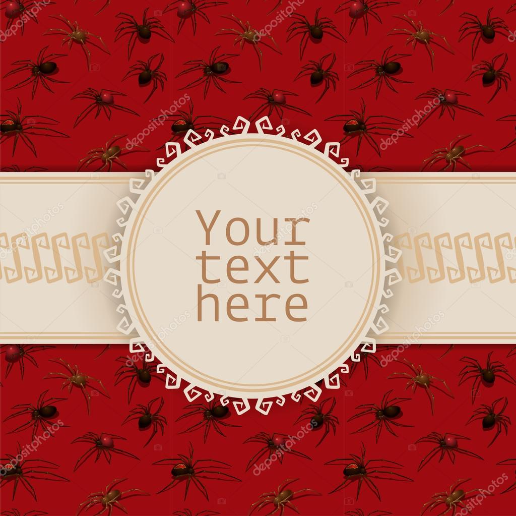 Vector spiders pattern Stock Vector by ©IvanNikulin 19289503