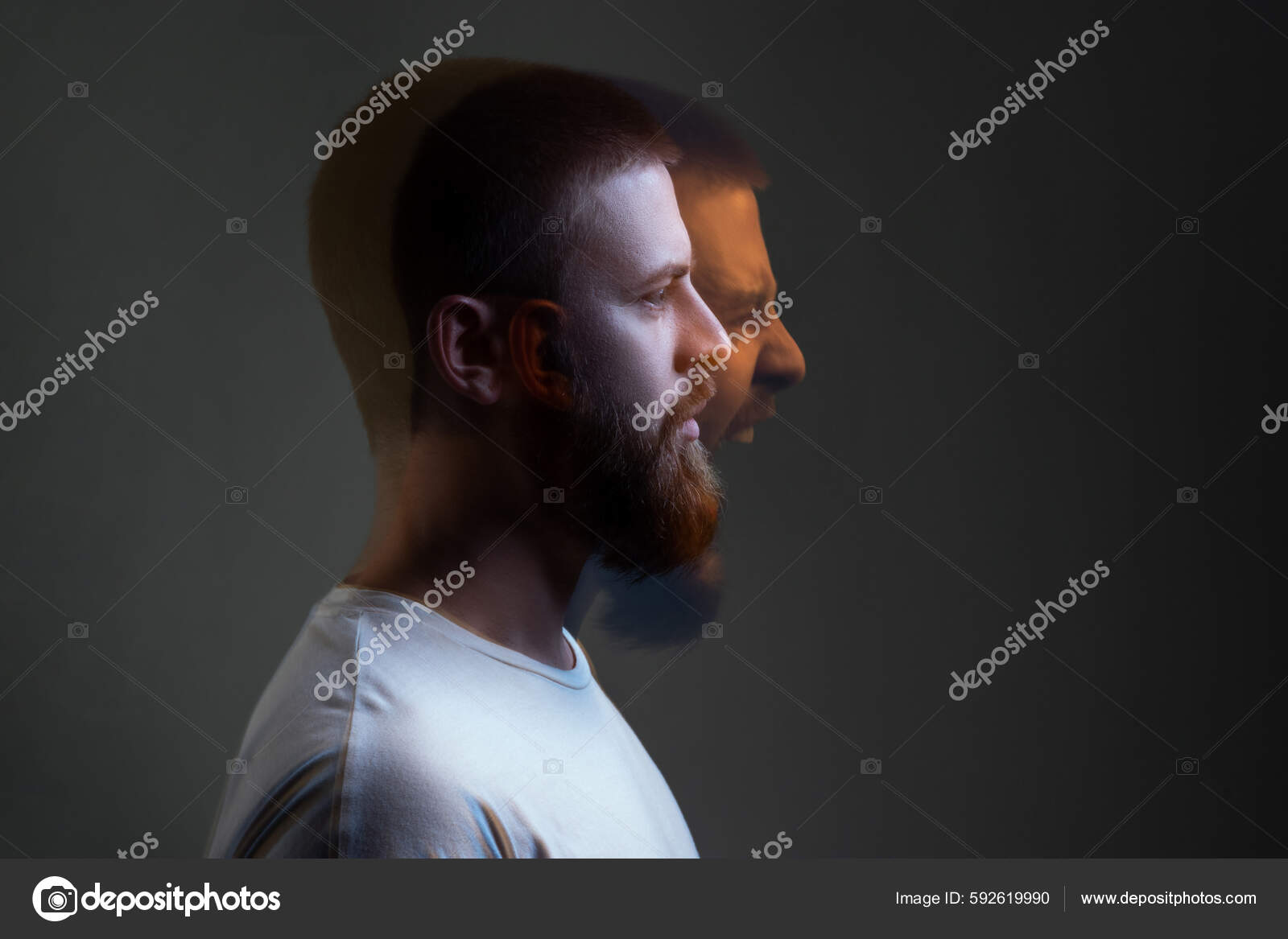 Angry Screaming Side View