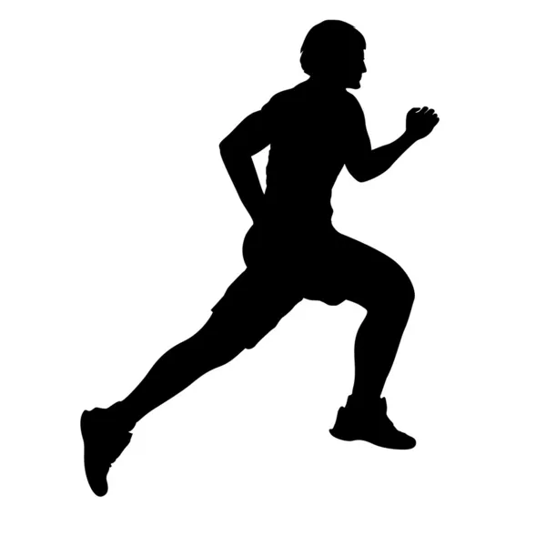 Grafika wektorowa Biegnący człowiek, Biegnący człowiek obrazy wektorowe ...