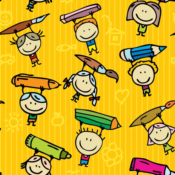 Kids pattern Stock Vector Image by ©alanuster #15636207
