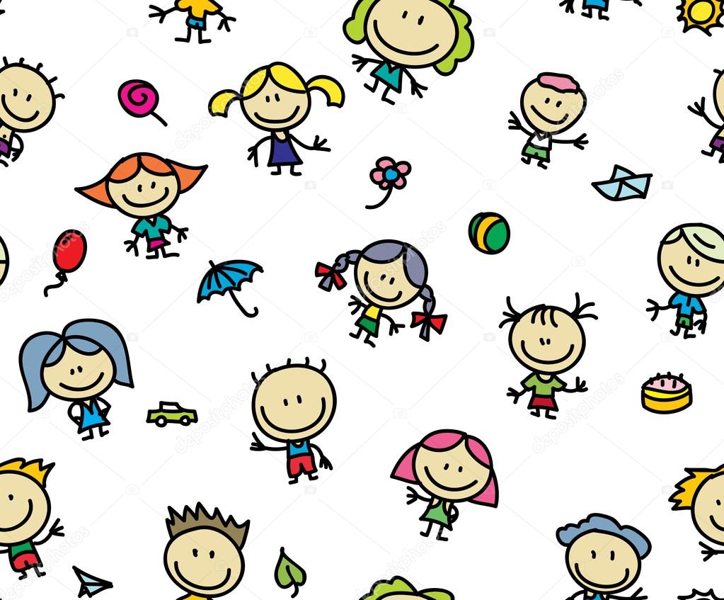 Children pattern Stock Vector by ©alanuster 15636199