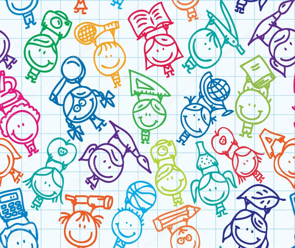 Kids pattern Stock Vector Image by ©alanuster #15636207