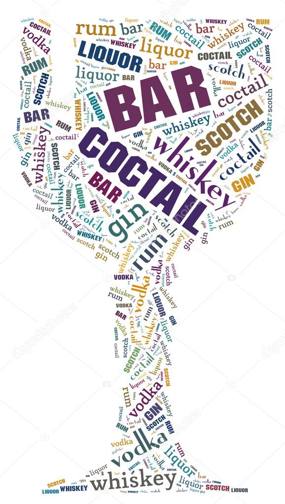 Wordcloud of cocktail — Stock Photo © alanuster #15641309