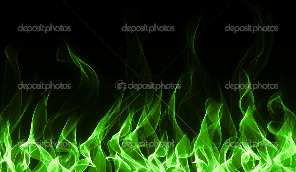 Seamless green fire Stock Photo by ©alanuster 15643283